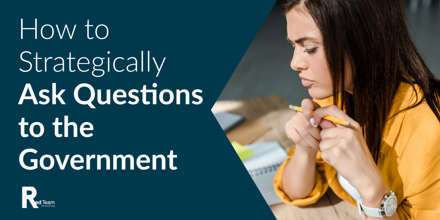How to Strategically Ask Questions to the Government