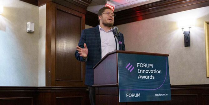 Blake Harvey Kicks Off 10th Annual FORUM Innovation Awards | Red Team ...
